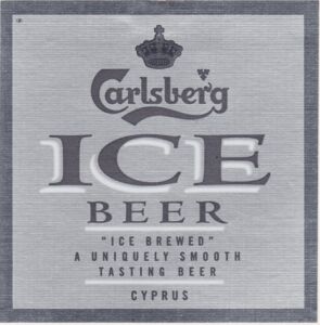 Drink Label: Carlsberg Ice Beer (Photos Photiades Breweries Ltd ...