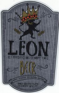 Etiqueta de bebida: Leon Beer (Photos Photiades Breweries Ltd ...