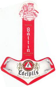 Drink Label: Battin Edelpils (Brasserie Nationale, LuxembourgCol:LU ...