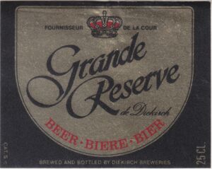 Drink Label: Grande Reserve (Brasserie de Diekirch, LuxembourgCol:LU-BEER-000039