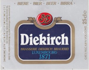 Etiquettes de boissons: Diekirch (Brasserie de Diekirch, LuxembourgCol ...