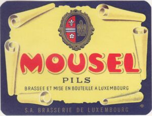 Drink Label: Mousel Pils (Brasserie de Diekirch, LuxembourgCol:LU-BEER ...