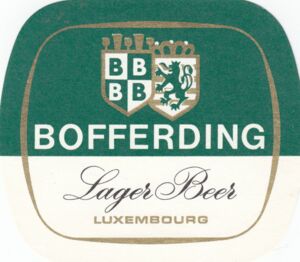 Drink Label: Bofferding Lager Beer (Brasserie Nationale, Luxembourg ...