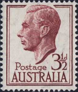 Stamp: King George VI (1895-1952) (Australia(King George VI Definitives ...