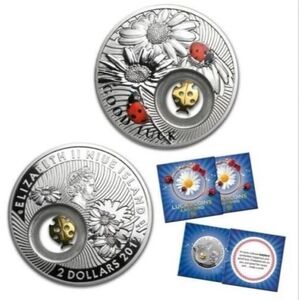 Coin: 2 Dollars (Ladybug) (Niue(2010~Today - Lucky Coins) WCC:km932