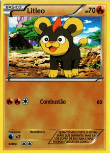 Game Card: Litleo (Pokémon(Básico) Col:PKM-UNK-004