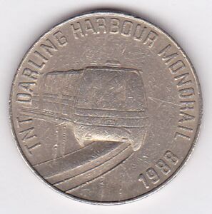 Token: TNT Darling Harbour Monorail - Wombat (Australia(Commemorative ...