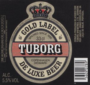 Drink Label: Tuborg Gold Label (Unicer Bebidas, PortugalCol:PT-BEER-000133
