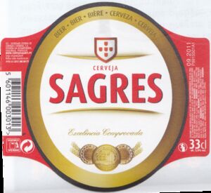 Drink Label: Sagres Cerveja (SCC-Sociedade Central de Cervejas e ...