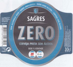 Drink Label: Sagres Zero (SCC-Sociedade Central de Cervejas e Bebidas ...