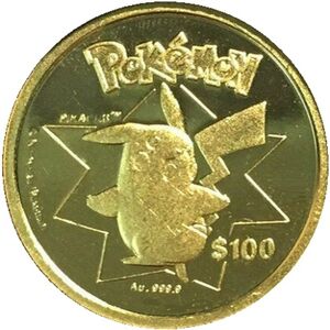 Münze: 100 Dollars (Pokémon Series - Pikachu) (Niue) (Numismatic ...