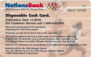 Tarjeta de Banco: Nations Bank (NationsBank, Estados Unidos de América ...