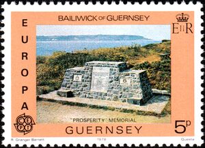 Stamp: Prosperity Memorial (Guernsey(Europa (C.E.P.T.) 1978 ...