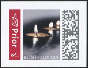 Stamp: Condolences Stamp (Belgium(2019 Prior Rate Definitives) Mi:BE ...