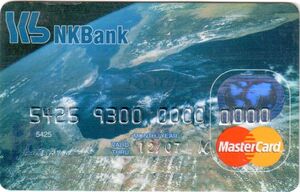 Bank Card: NK bank MC St (Natcionalny kosmicheski bank, RussiaCol:RU-MC ...