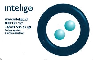 Bank Card: Inteligo (PKO Bank Polski, PolandCol:PL-GM-0077