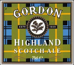 Drink Label: Gordon Highland Scotch Ale (John Martin, BelgiumCol:BE ...