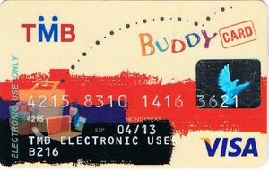Bank Card: Buddy Card (TMB Bank Public Company Limited, ThailandCol:TH ...