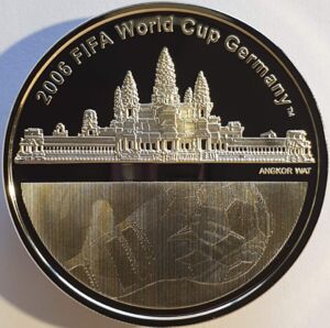 Coin: 3,000 Riels (2006 FIFA World Cup Germany) (Cambodia(1980~Today ...