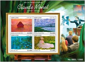 Stamp: Claude Monet (Sierra Leone) (Art of Impressionism - Claude Monet ...