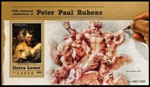 Stamp: 375th Anniversary of the Death of Peter Rubens (Sierra Leone ...