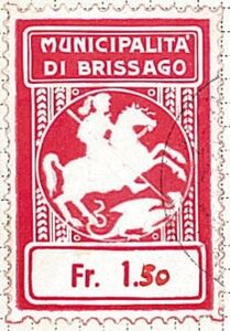 Stamp: Brissago (Switzerland: Revenue Stamps) (Revenue - Brissago) Col ...