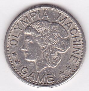Token: Olympia Machine Game (Japan(Machine Tokens) Col:JP-000102 🪙