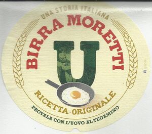 Drink Label: Birra Moretti ricetta originale (Birra Moretti, ItalyCol ...