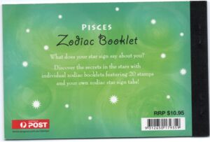 Stamp: Pisces (Australia(Zodiac Signs) Mi:AU MH158II,Sg:AU SP42,Un:AU L227