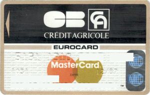 Bank Card: Credit Agricole 09-86 (Credit Agricole, FranceCol:FR-MC-0024.01