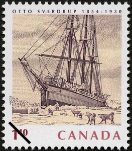 Stamp: Otto Sverdrup, 1854-1930 (Canada) (Birth Anniv. of Otto Sverdrup ...