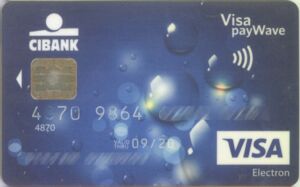 Tarjeta de Banco: CiBank Visa Electron PayWave Bubbles - 04-16 (Cibank ...