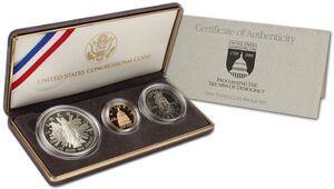 Coin: Various Dollars (Mint set 1989 - Bicentennial of Congress ...
