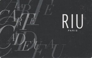 Gift Card: Riu (RIU, France(RIU) Col:FR-RIU-005a