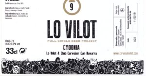 Etiqueta de bebida: Lo Vilot Cydonia (Lo Vilot, EspañaCol:ES-BEER-001069