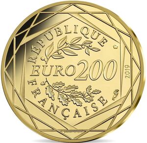 Moneda: 200 Euro (Coin of History - La France) (Francia(2019 - Piece D ...