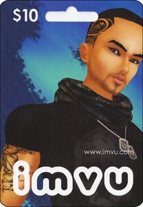 Gift Card: Imvu (On-Line Games Under 5 Cards, Australia(Imvu) Col:AU ...