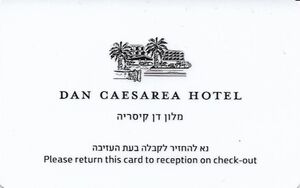 כרטיס מפתח לחדר המלון: Dan Caesarea Hotel - Butterfly (Dan Hotels ...