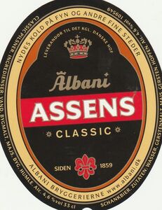 Drink Label: Albani classic (Albani Bryggerierne A/S, DenmarkCol:DK ...