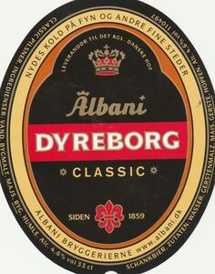 Drink Label: Albani classic (Albani Bryggerierne A/S, DenmarkCol:DK ...