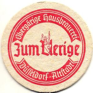 Sous-bock de bière: Zum Uerige (Hausbrauerei Uerige, Allemagne ...