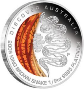 Coin: 50 Dollars (King Brown Snake) (Australia(2006~Today - Discover ...