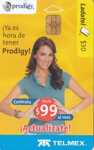 Phonecard: Ya Es Hora De Tener Prodigy (Jacqueline B.) (Telmex ...