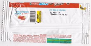 Chocolate Wrapper: Kinder Delice - Cacao (Ferrero de México S.A de C.V ...