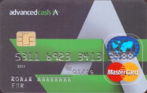 Bank Card: Advanced cash A (Wave Crest Holdings Limited, GibraltarCol ...