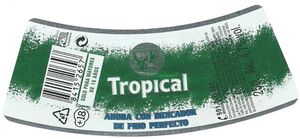 Drink Label: Tropical (Cia. Cervecera de Canarias S.A, SpainCol:ES-BEER ...
