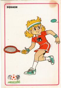 Pocket Calendar: Squash - 028/104 (Portugal(Sport-Billy) Col:PT-1986 ...