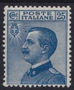 Stamp: King Vittorio Emanuele III (1869-1947) facing left (Italy(King ...
