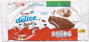 Chocolate Wrapper: Kinder Delice - Cacao (Ferrero de México S.A de C.V ...