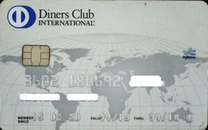 Bank Card: Diners Club International (Diners Club del Ecuador ...